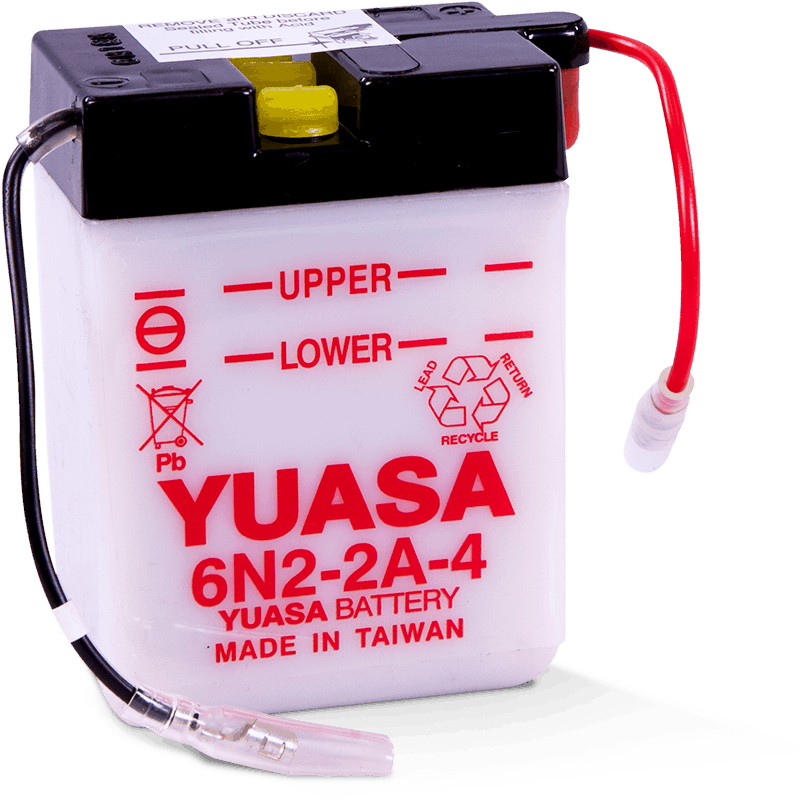 Yuasa 6N2-2A-4 Conventional 6 Volt Battery – Gexhaust